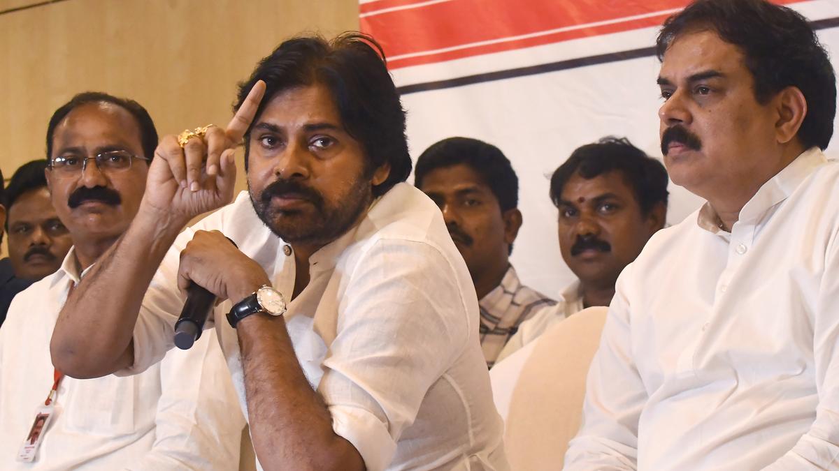 YSRCP has no real love for North Andhra, says JSP chief Pawan Kalyan - The Hindu
